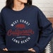 California Sweatshirt Long Beach Sweater California Bear - Etsy