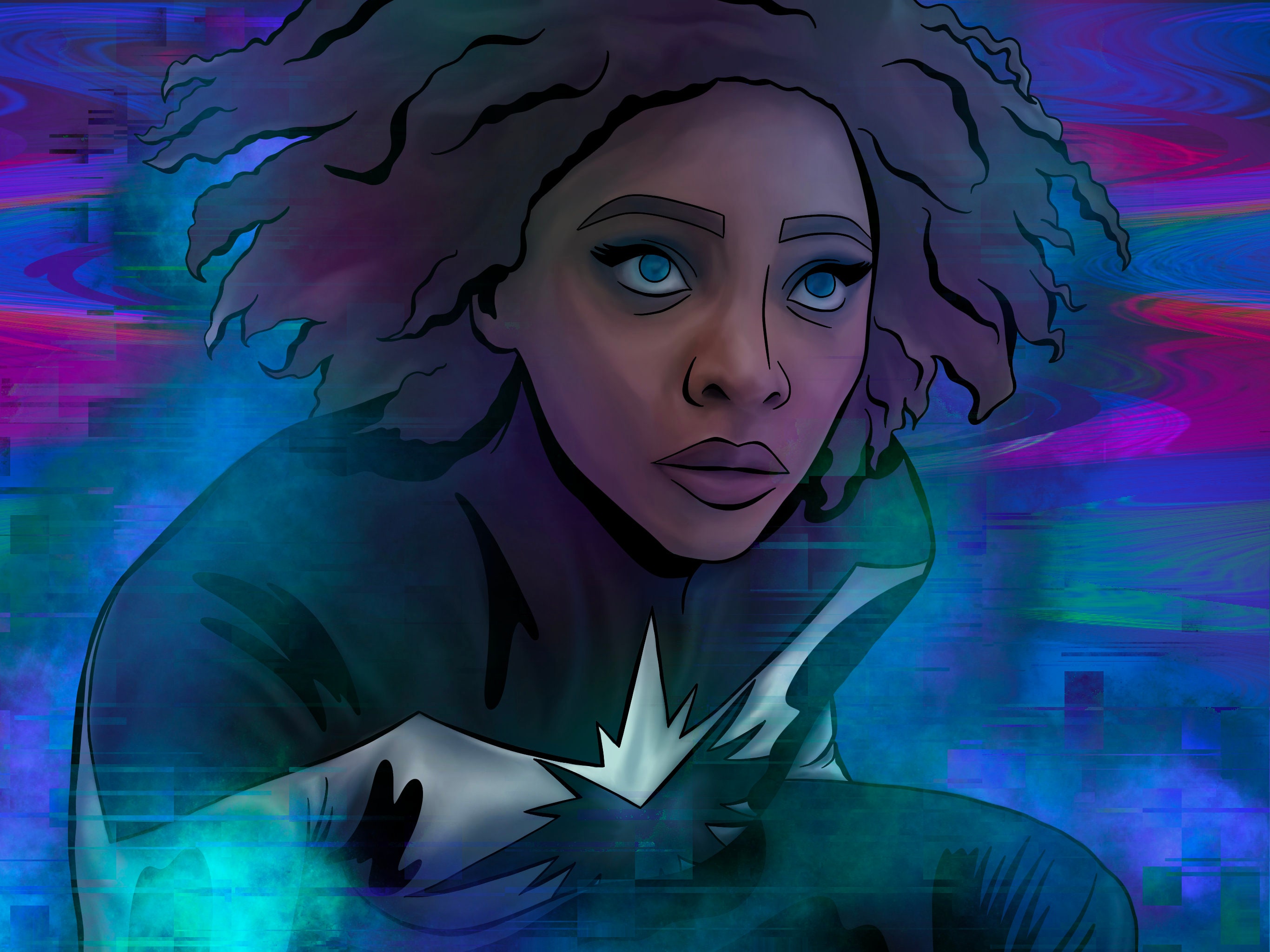 ART PRINT of Monica Rambeau From Wandavision Photo - Etsy
