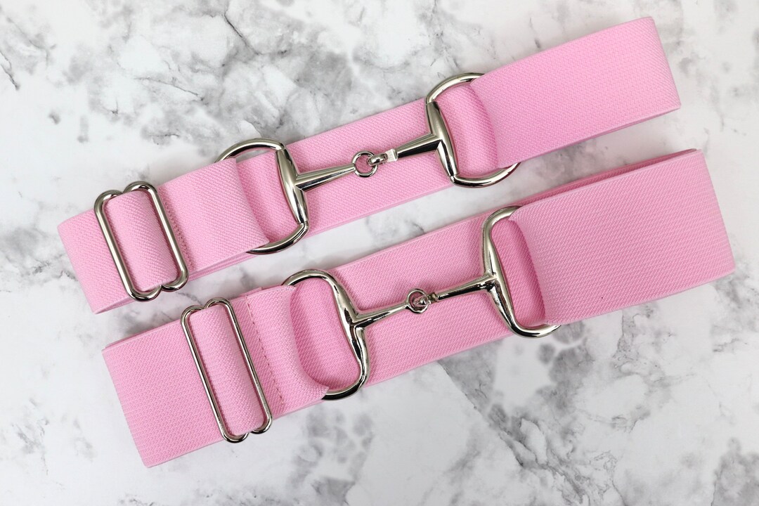 Bit Belt 2 or 1.5 Inch Black Elastic Equestrian Belt - Etsy