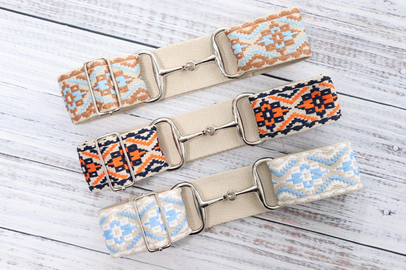 Western Inspired 2 Inch Woven Snaffle Bit Belt. - Etsy