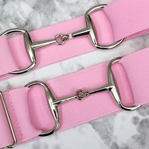 Bit Belt 2 or 1.5 Inch Black Elastic Equestrian Belt - Etsy