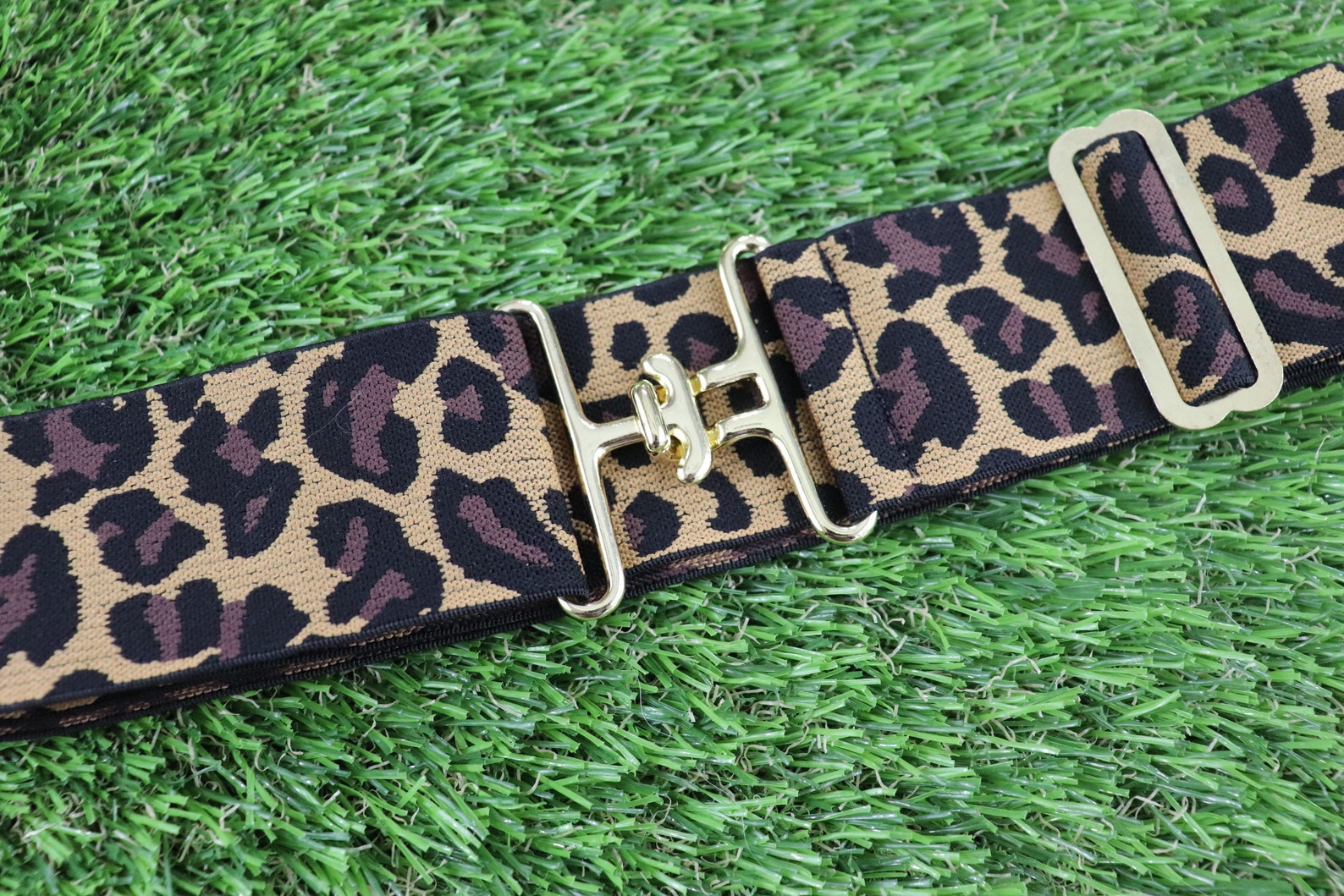 2 inch elastic equestrian belt / Cheetah print/ Leopard print | Etsy
