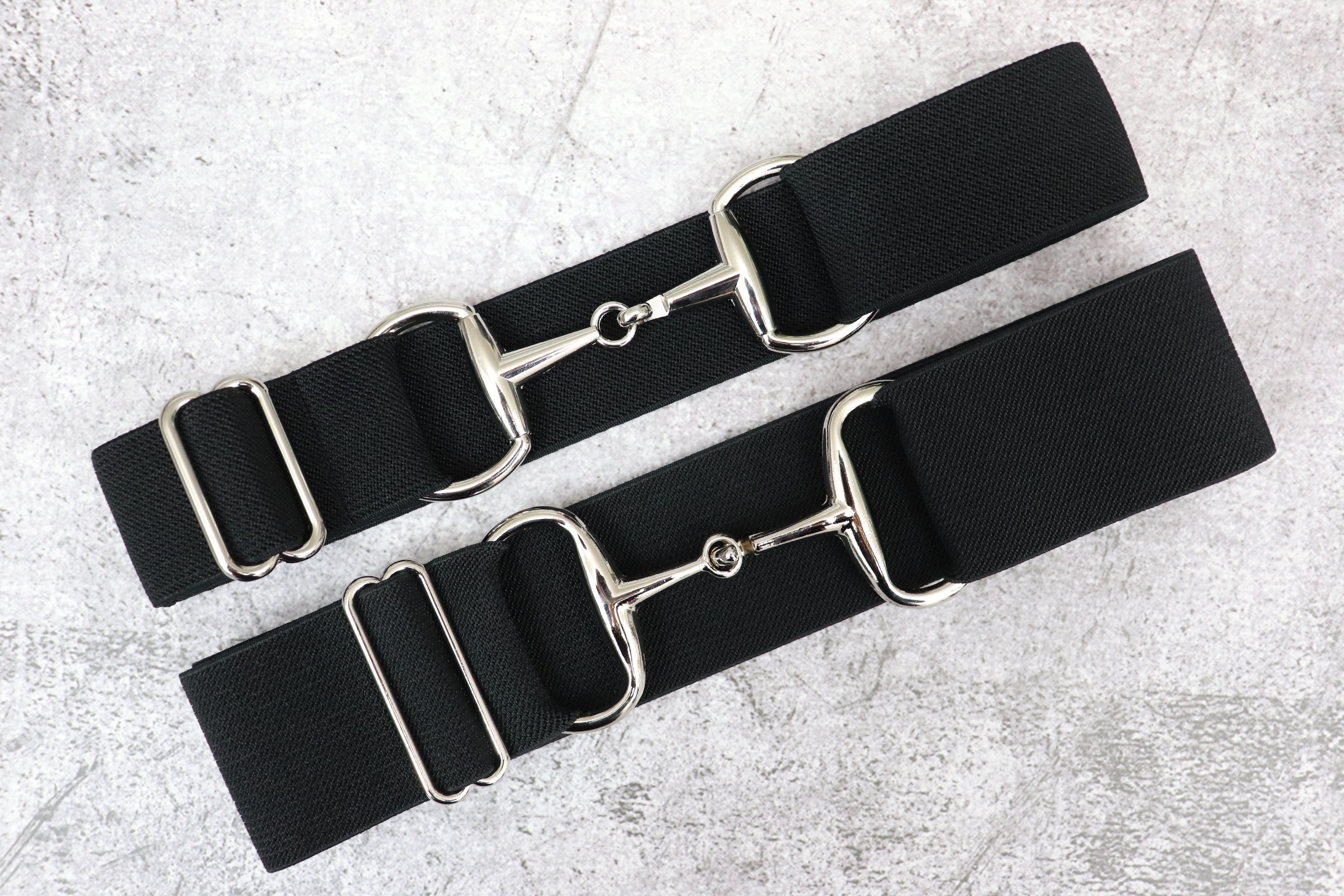 Bit Belt 2 or 1.5 Inch Black Elastic Equestrian Belt - Etsy Australia