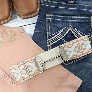 Western Inspired 2 Inch Woven Snaffle Bit Belt. - Etsy
