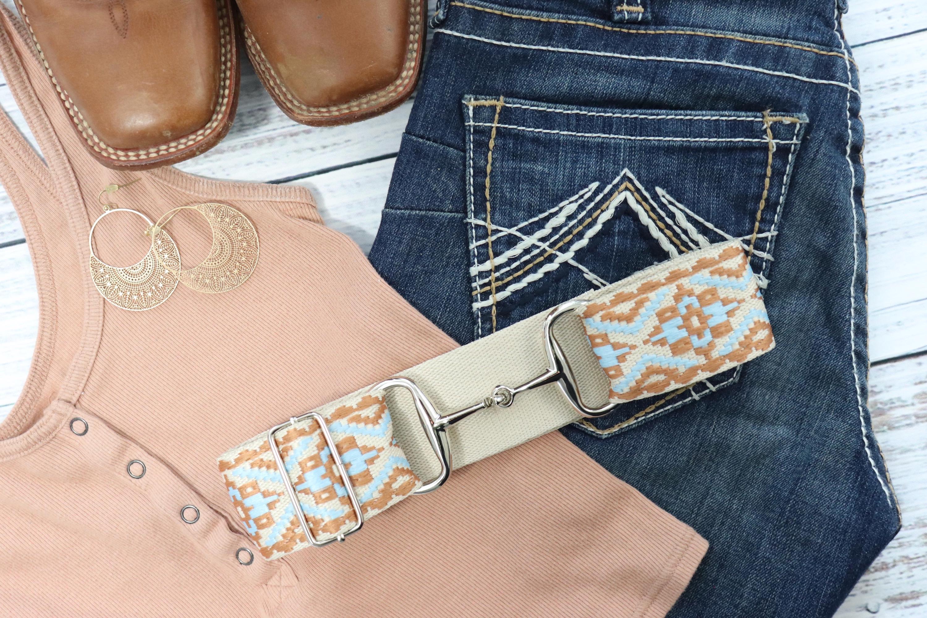 Western Inspired 2 Inch Woven Snaffle Bit Belt. - Etsy