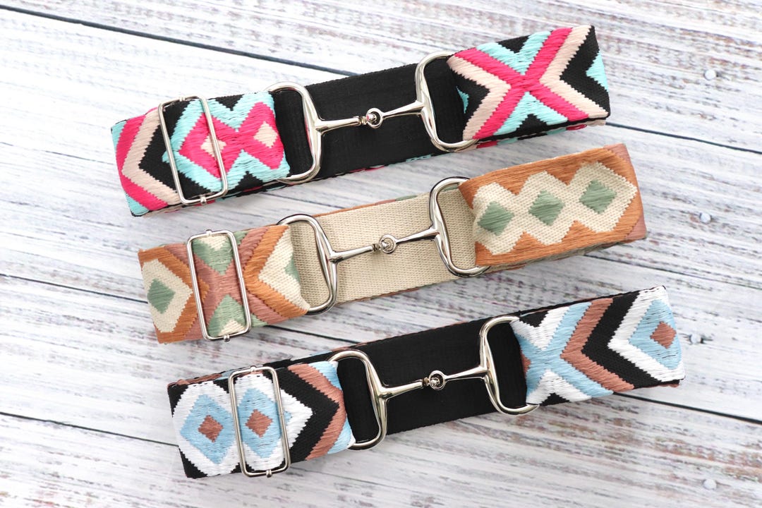 Western Inspired 2 Inch Woven Snaffle Bit Belt. - Etsy