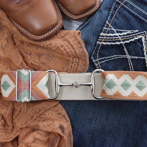 Western Inspired 2 Inch Woven Snaffle Bit Belt. - Etsy