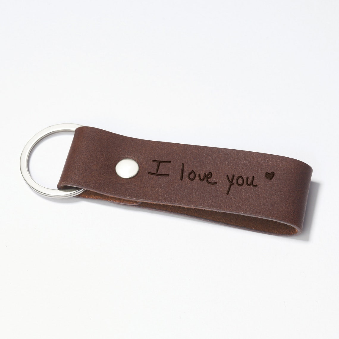 Keychain With Handwriting Handwritten Keepsake Signature - Etsy