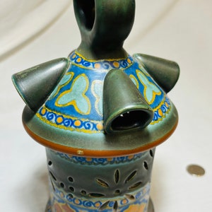 Gouda Holland Pottery : Candle Lantern C. 1921 - Etsy