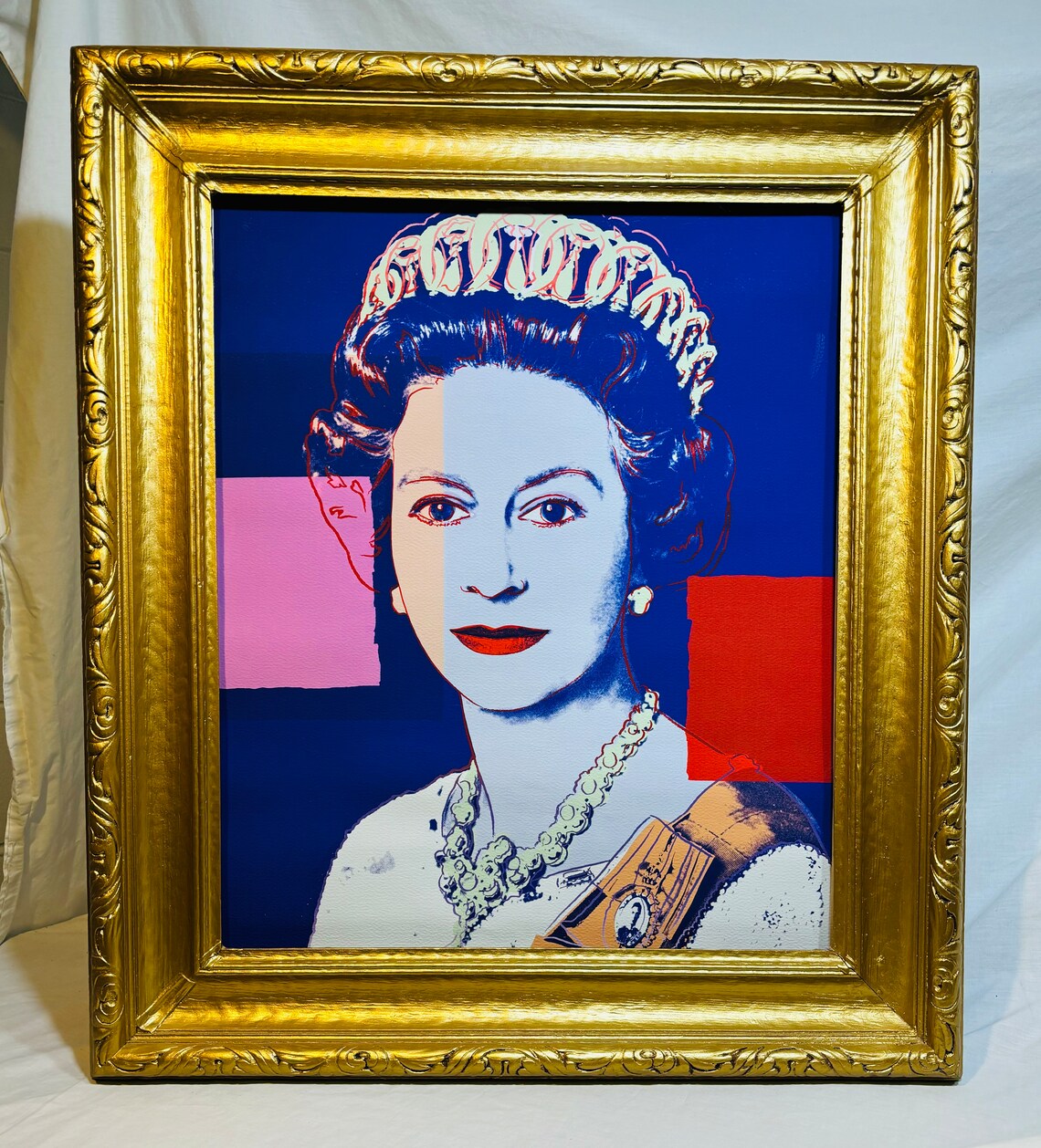Andy Warhol Screen Print Reproduction of Queen Elizabeth II (337) From ...