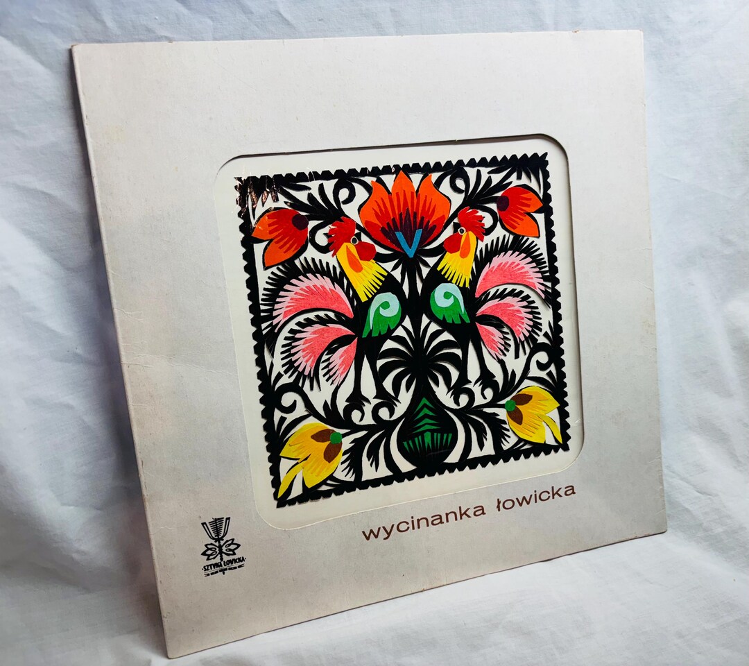 Polish “lowicz Art” Handcut Layered Papers. - Etsy