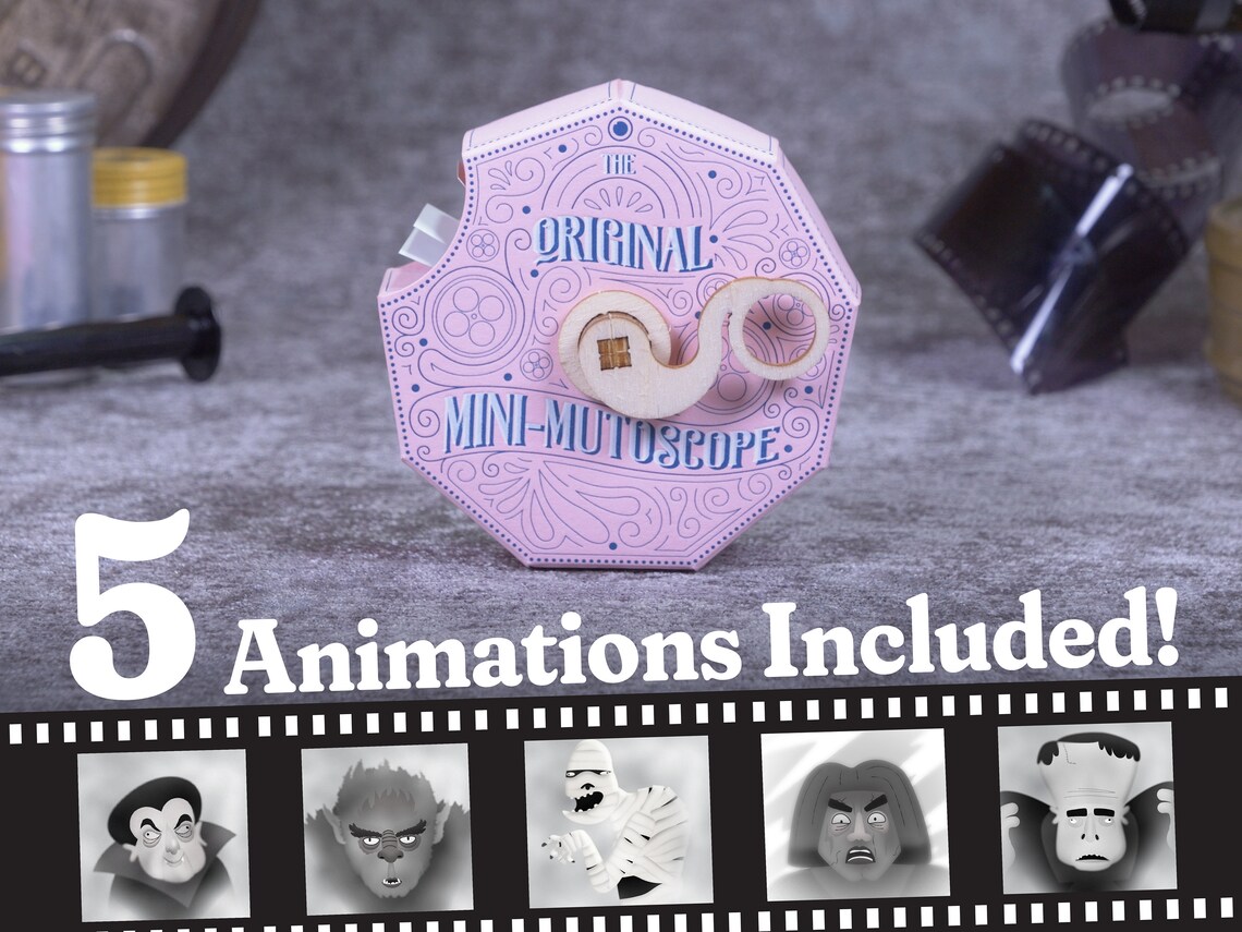 The NEW Mini-mutoscope Kit Build Your Own Animation Device Handheld ...