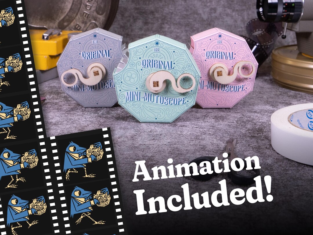 The Original Mini-mutoscope Kit - Build Your Own Mechanical Animation ...