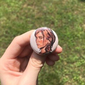 The Last of Us Pin Button Set Ellie Williams From Part 1, Part 2 1.25 ...
