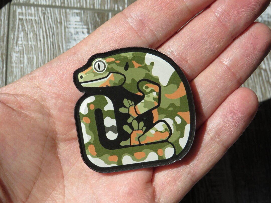 Chahoua Gecko Magnet *white Collar* Morph Acrylic Exotic Animals ...