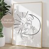 DIVERSITY Minimalist Line Drawing | Modern Wall Art Decor | Art Print ...
