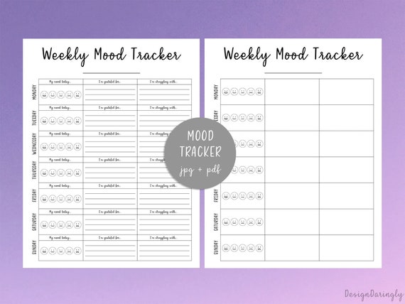 Weekly Mood Log