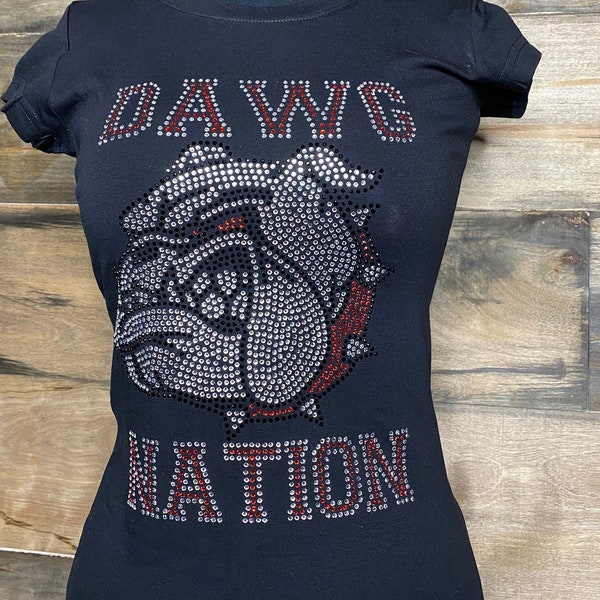 Rhinestone T Shirt - Etsy