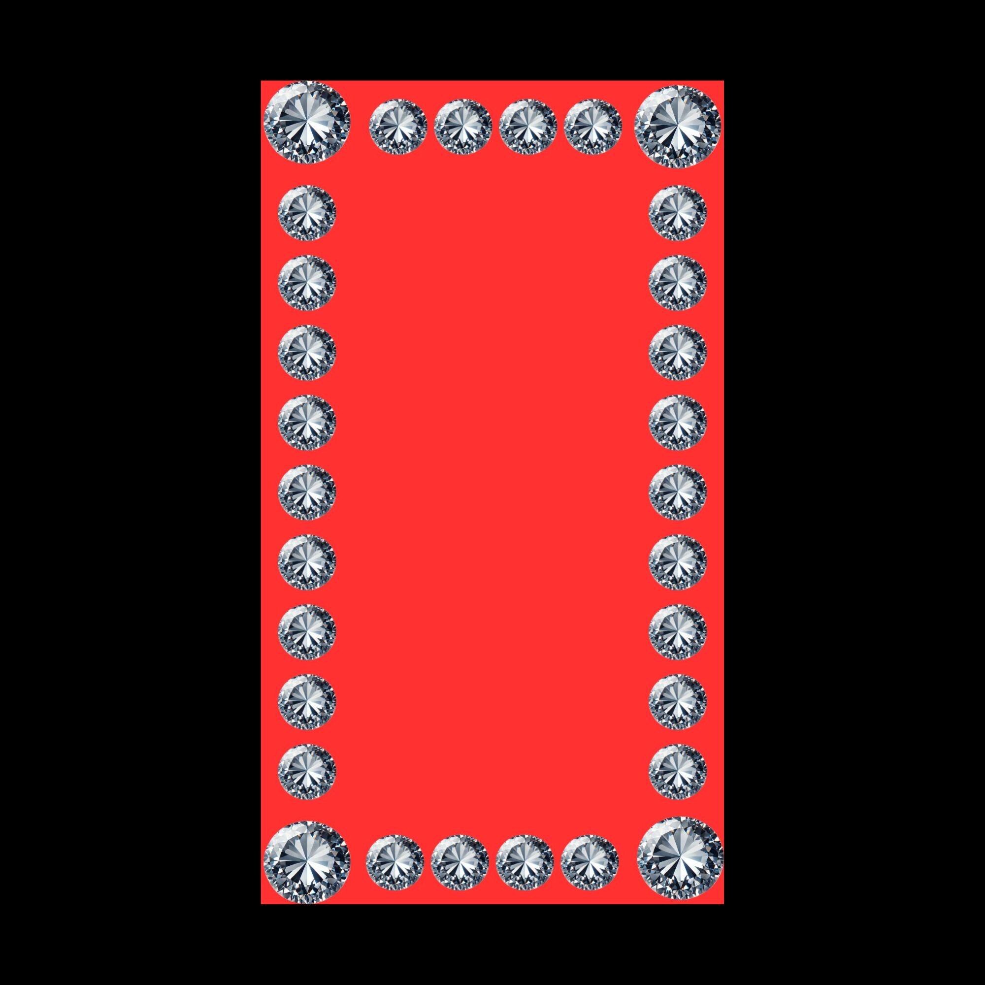 Animated Rhinestone Border | 5 MP4 Overlays for Reels and Shorts ...