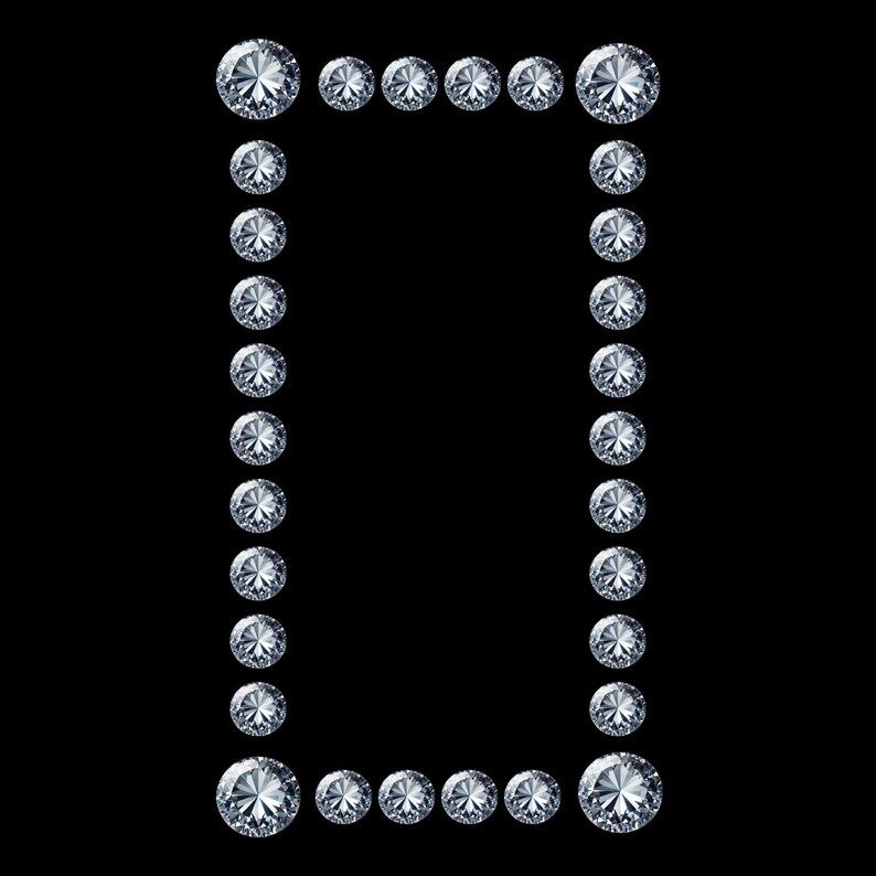 Animated Rhinestone Border | 5 MP4 Overlays for Reels and Shorts ...