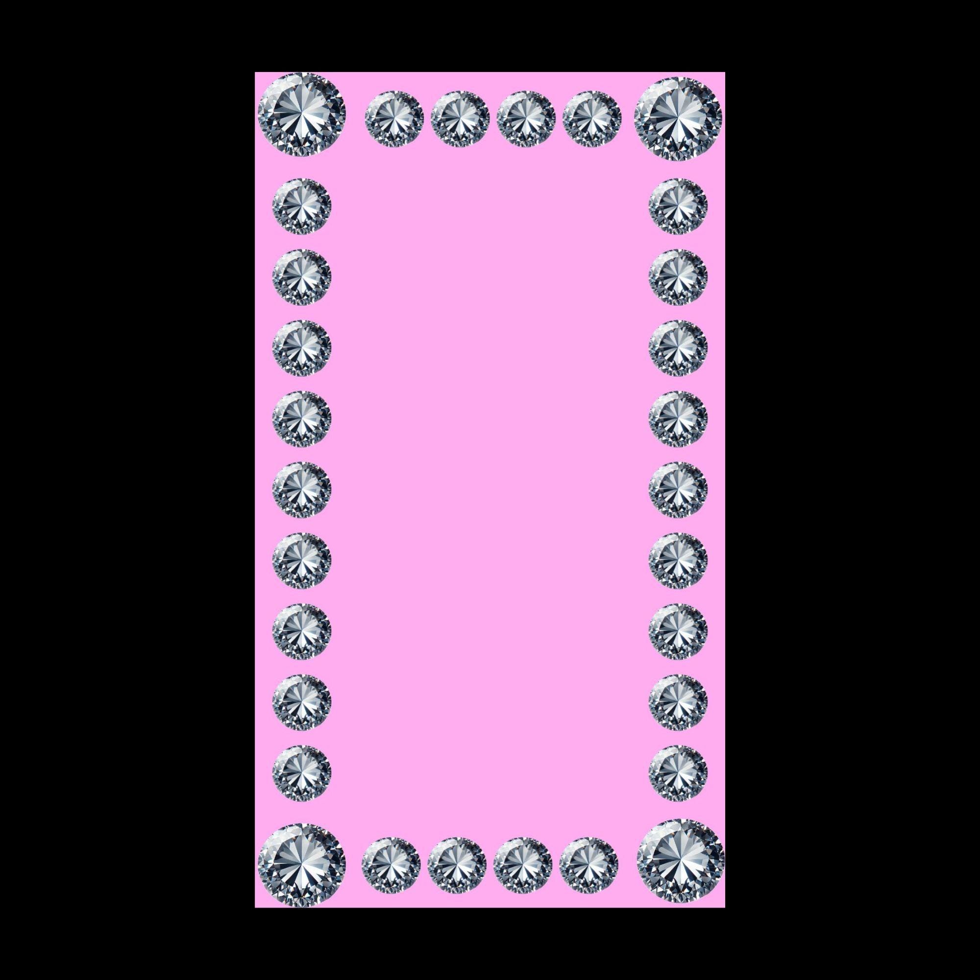 Animated Rhinestone Border | 5 MP4 Overlays for Reels and Shorts ...