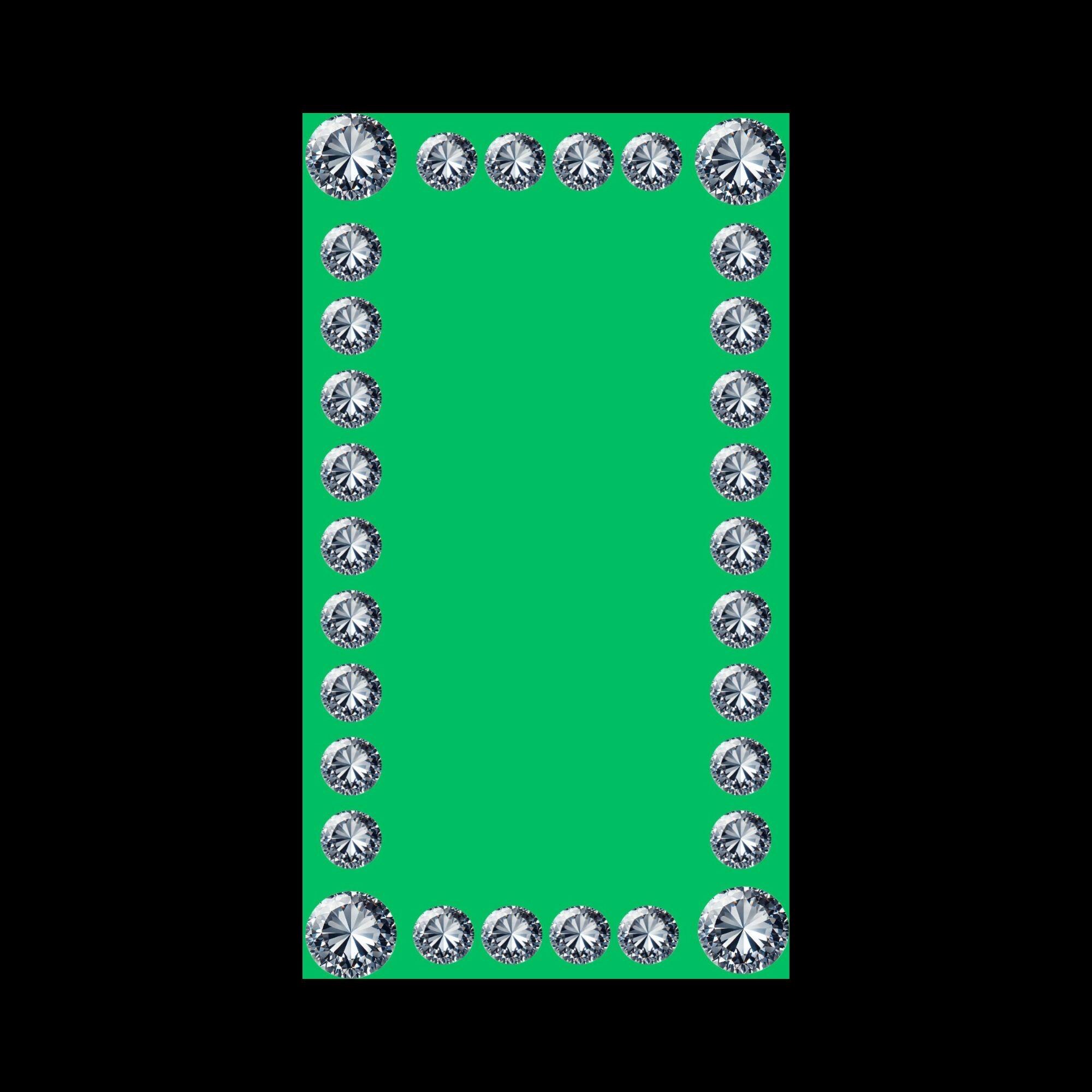 Animated Rhinestone Border | 5 MP4 Overlays for Reels and Shorts ...