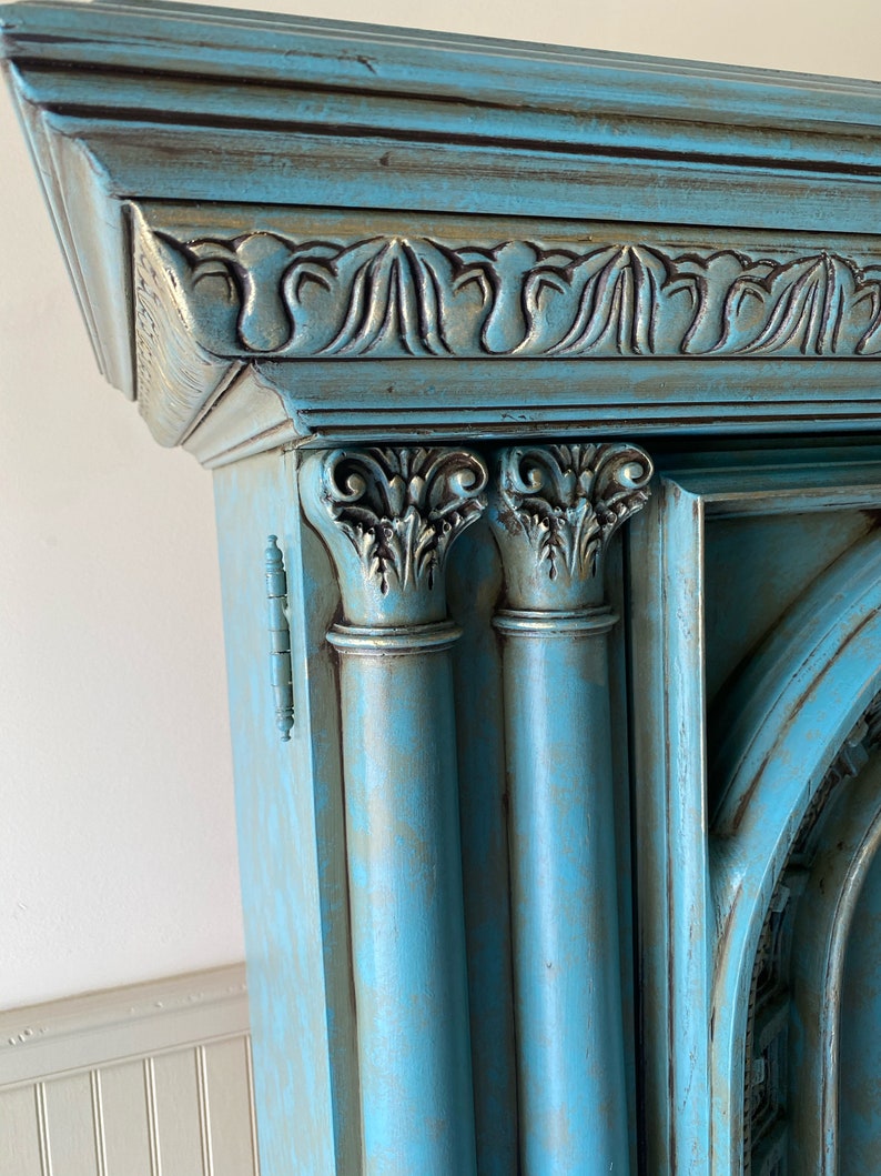 Painted Vintage Mediterranean Rocco Style Chest of Drawers - Etsy