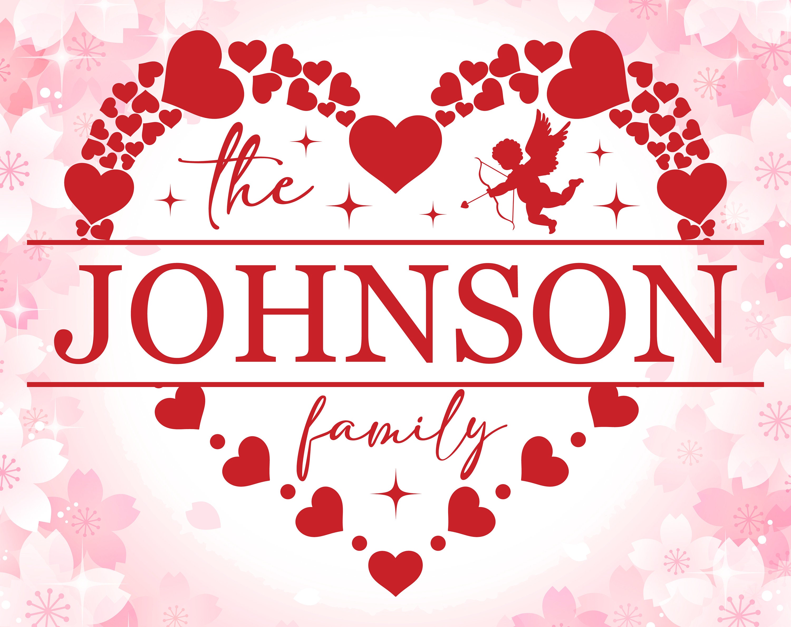 Valentine Wreath SVG Bundle, Valentine's Day Love Heart SVG, Printable ...
