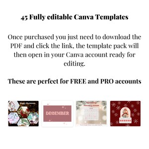 45 Christmas and New Year Canva Templates, Can Be Edited in a Free ...