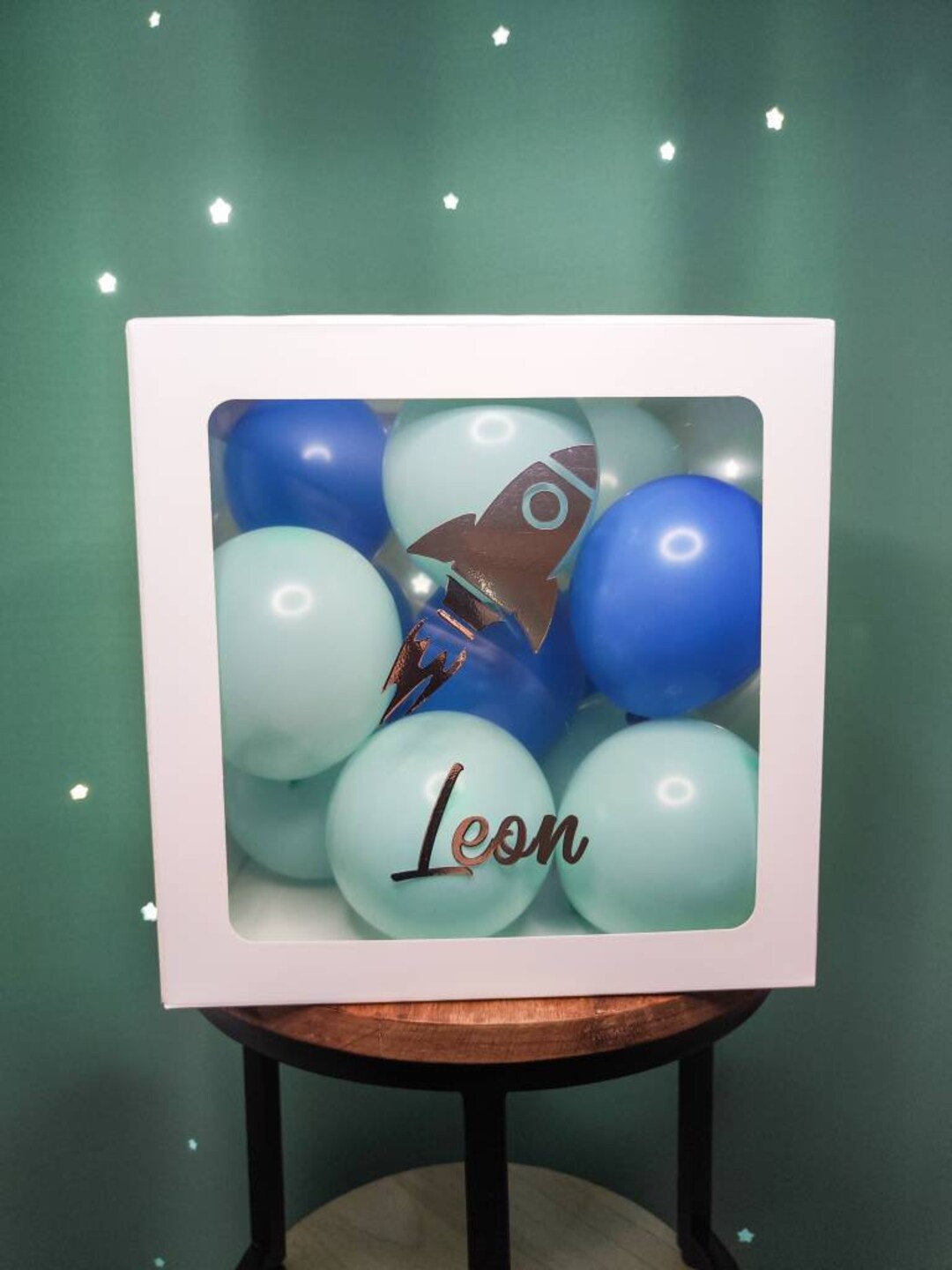 Personalized Balloon Box Gift Box Balloon Box Personalized Birthday ...