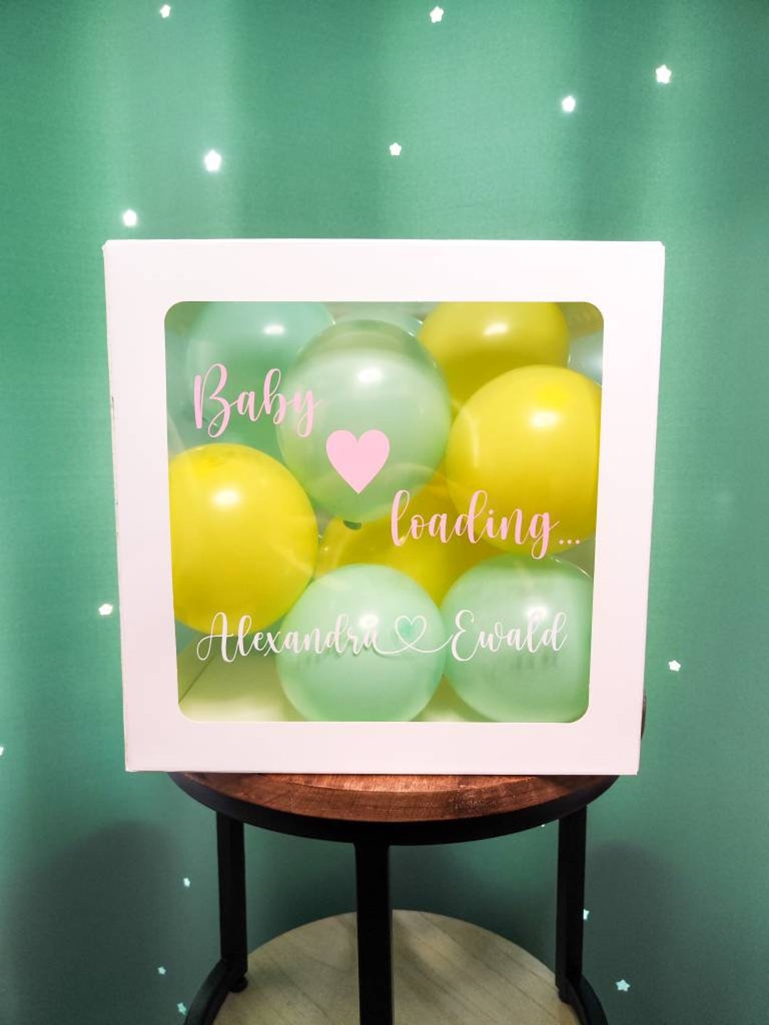 Personalized Balloon Box | Gift Box | Personalized Balloon Box ...