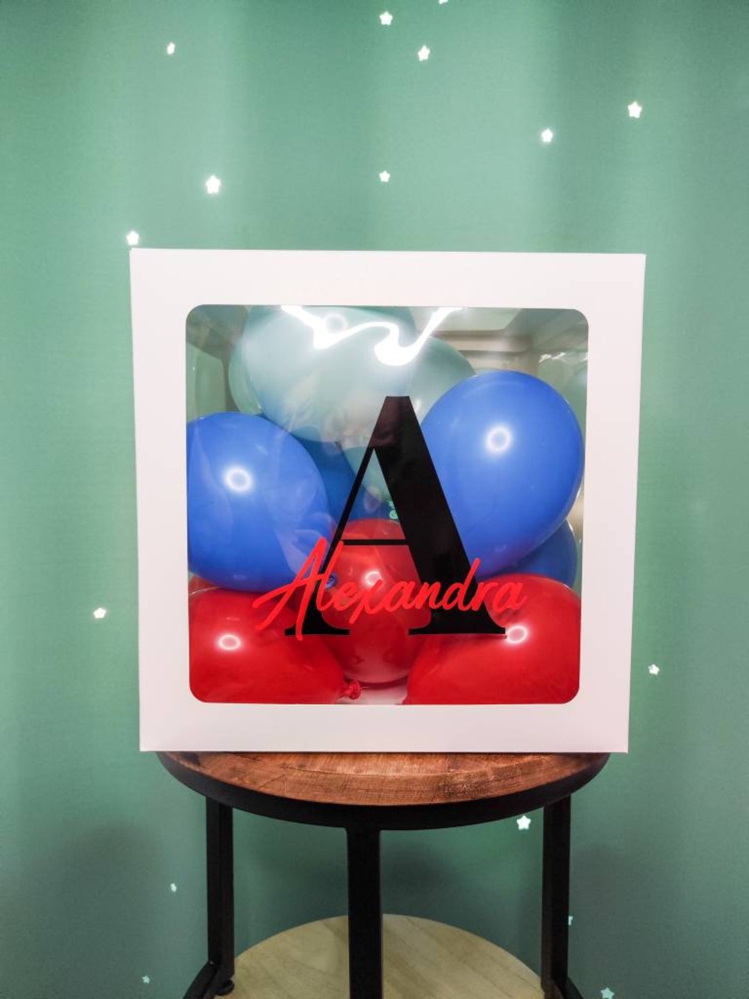 Personalized Balloon Box | Gift Box | Personalized Balloon Box ...
