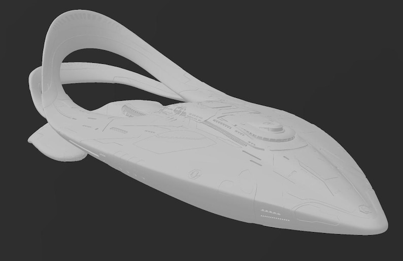 USS Orvile 3D File (STL) - Etsy
