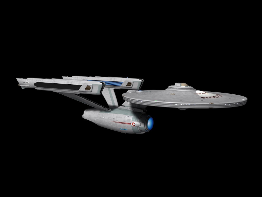 Constitution Class Refit Starship 3D File (STL) - Etsy