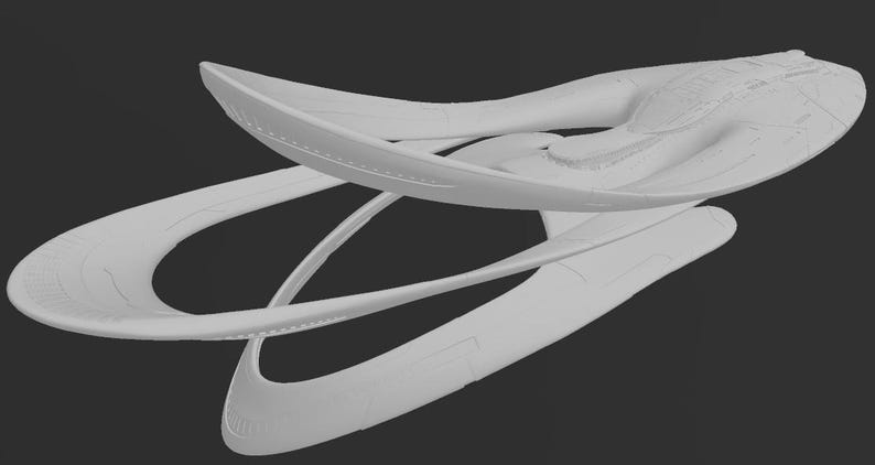 USS Orvile 3D File (STL) - Etsy