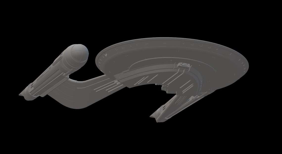 NX Freedom Class Starship USS Franklin 3D File STL - Etsy