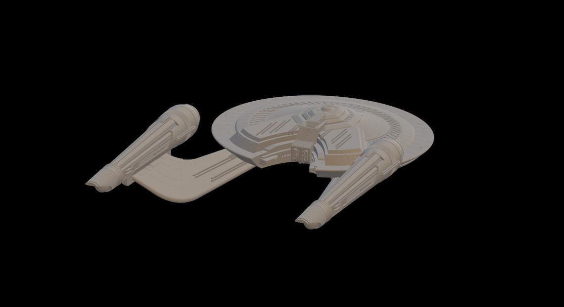 NX Freedom Class Starship USS Franklin 3D File STL - Etsy