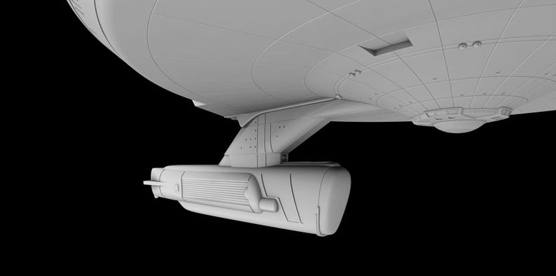 Robau Class Starship 3D File (STL) - Etsy