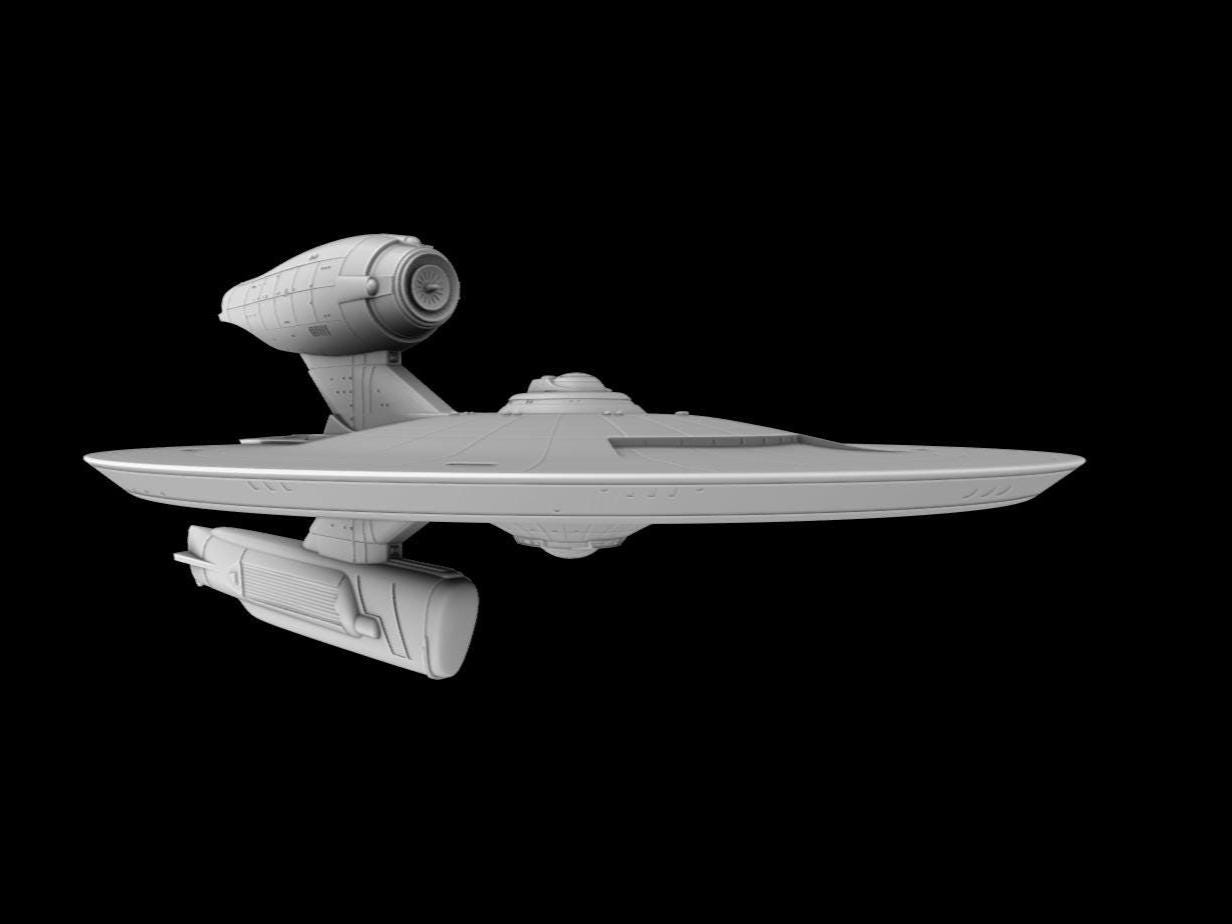 Robau Class Starship 3D File (STL) - Etsy