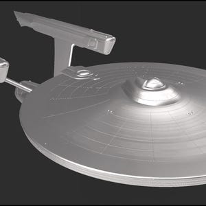 Constitution Class Refit Starship 3D File (STL) - Etsy