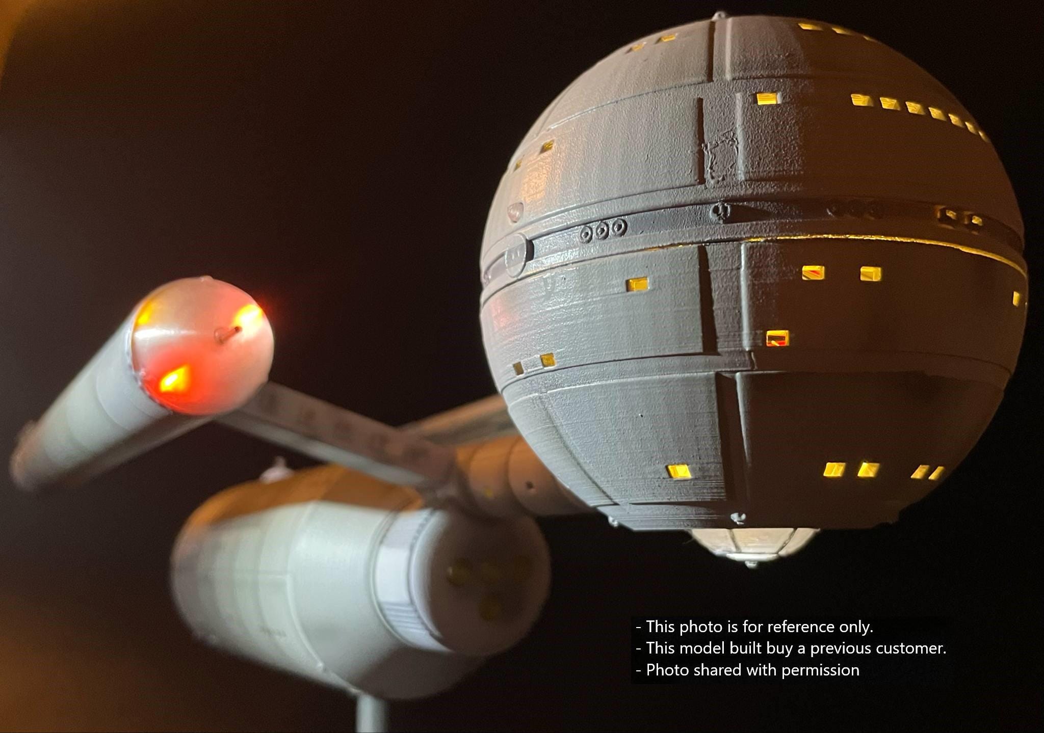 Daedalus Class Starship - 1/350 Scale Model Kit - Etsy