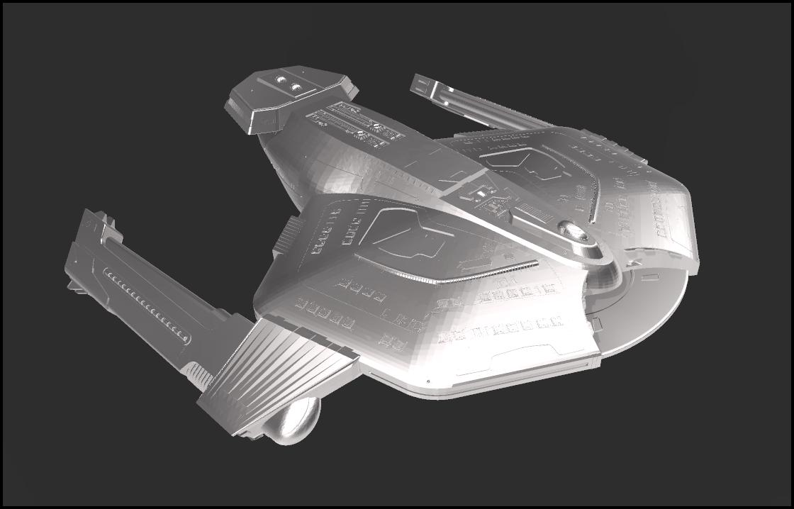 Saber Class Starship 3D File (STL) - Etsy