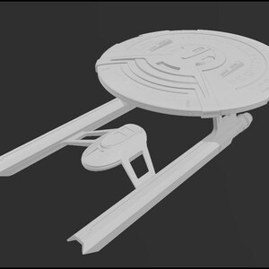 California Class Starship 3D File (STL) - Etsy