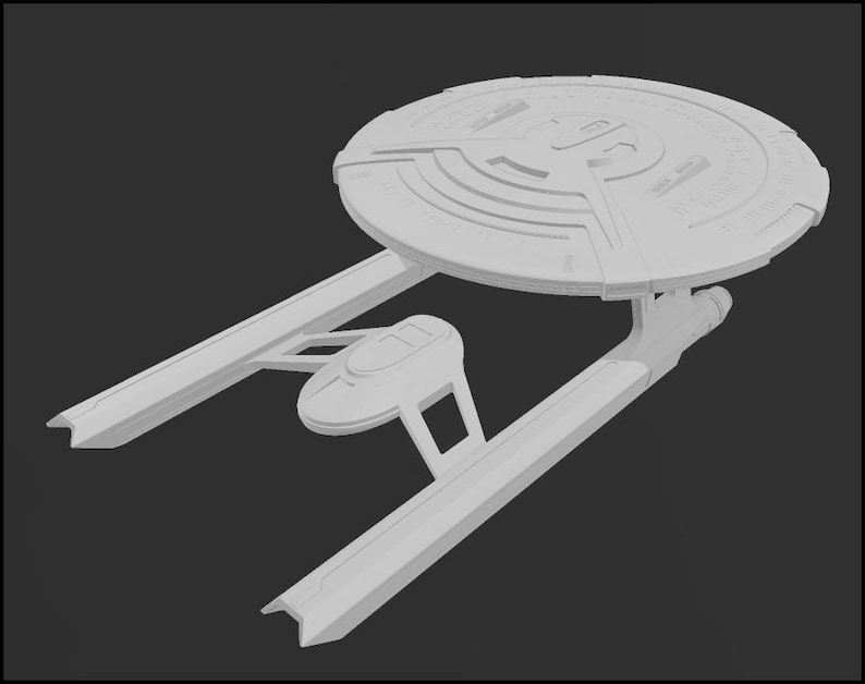 California Class Starship 3D File (STL) - Etsy
