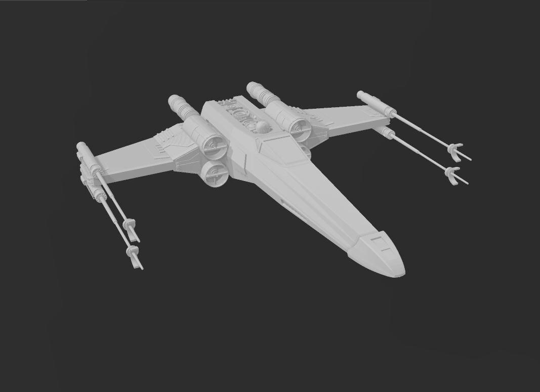 Star Wars X-wing 3D File (STL) - Etsy