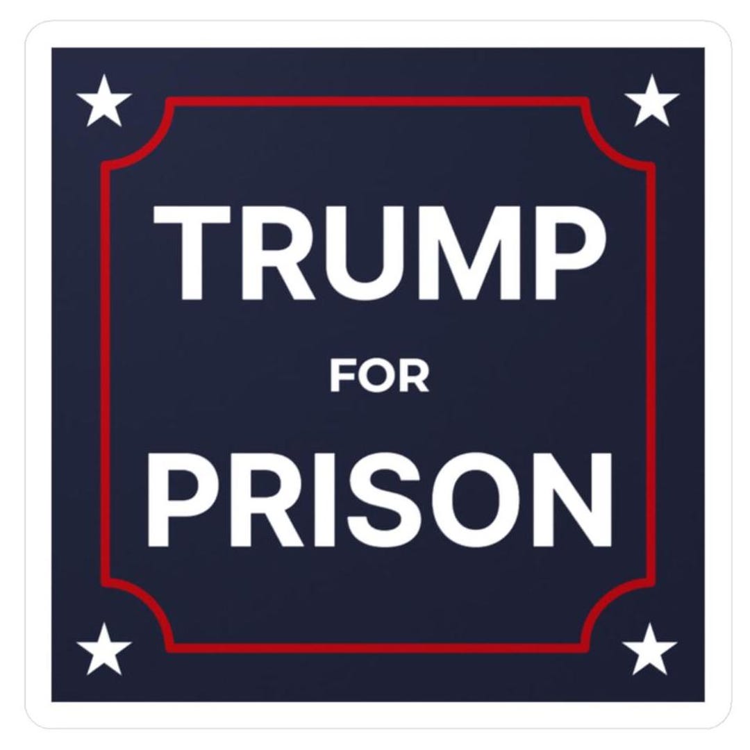 Trump for Prison Vinyl Decal - Etsy