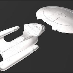 Galaxy Class Starship 3D File (STL) - Etsy