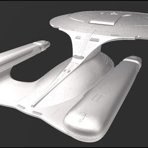 Galaxy Class Starship 3D File (STL) - Etsy