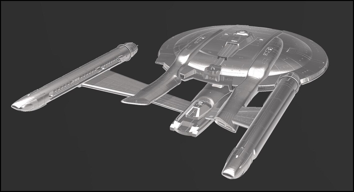 NX Class Refit 3D File (STL) - Etsy