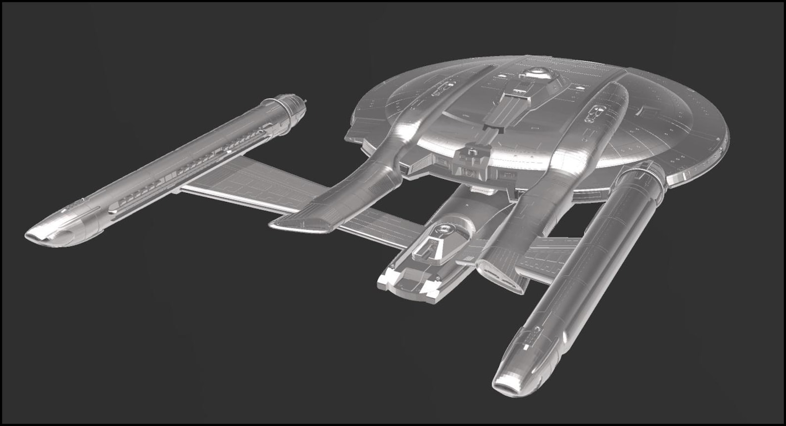 NX Class Refit 3D File (STL) - Etsy